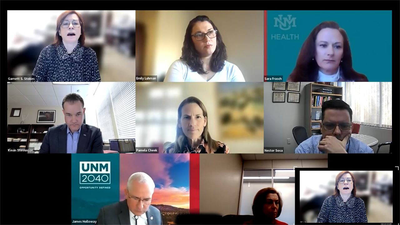 Virtual town hall forum on administrative COVID-19 vaccine mandate now available online | UNM ...